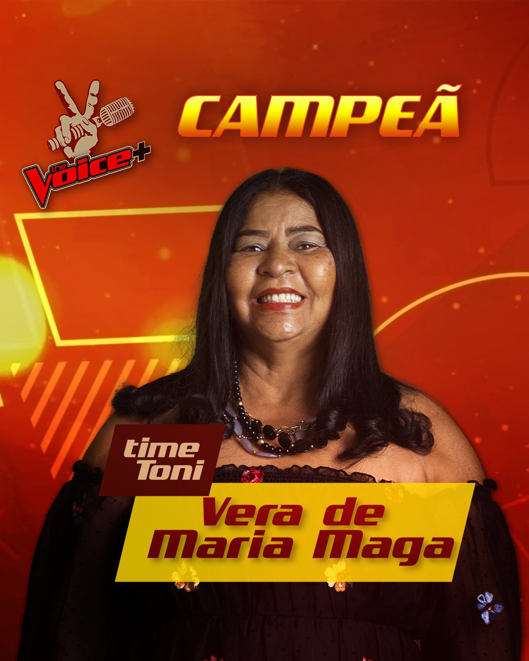 Vera de Maria Maga é a grande campeã do The Voice+ da TV Globo - FN ...